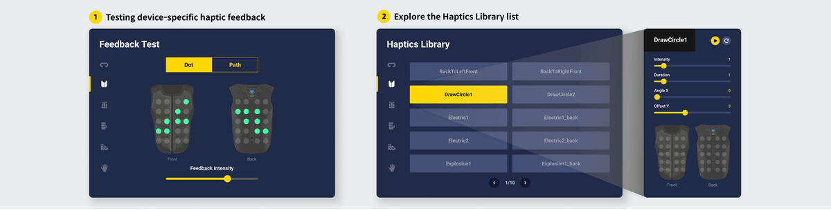 Experiences with TactSuit