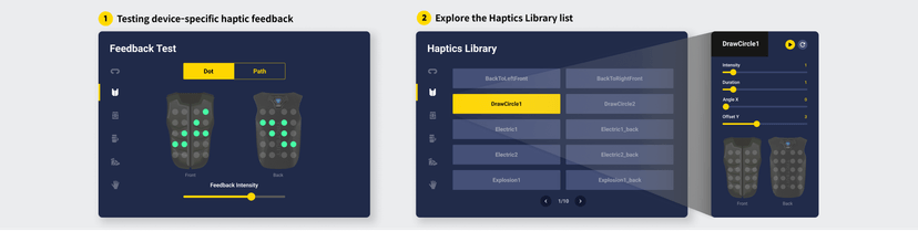 Experiences with TactSuit