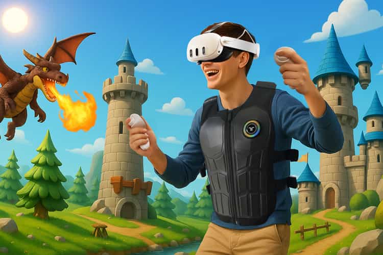 Next generation full body haptic suit - bHaptics TactSuit