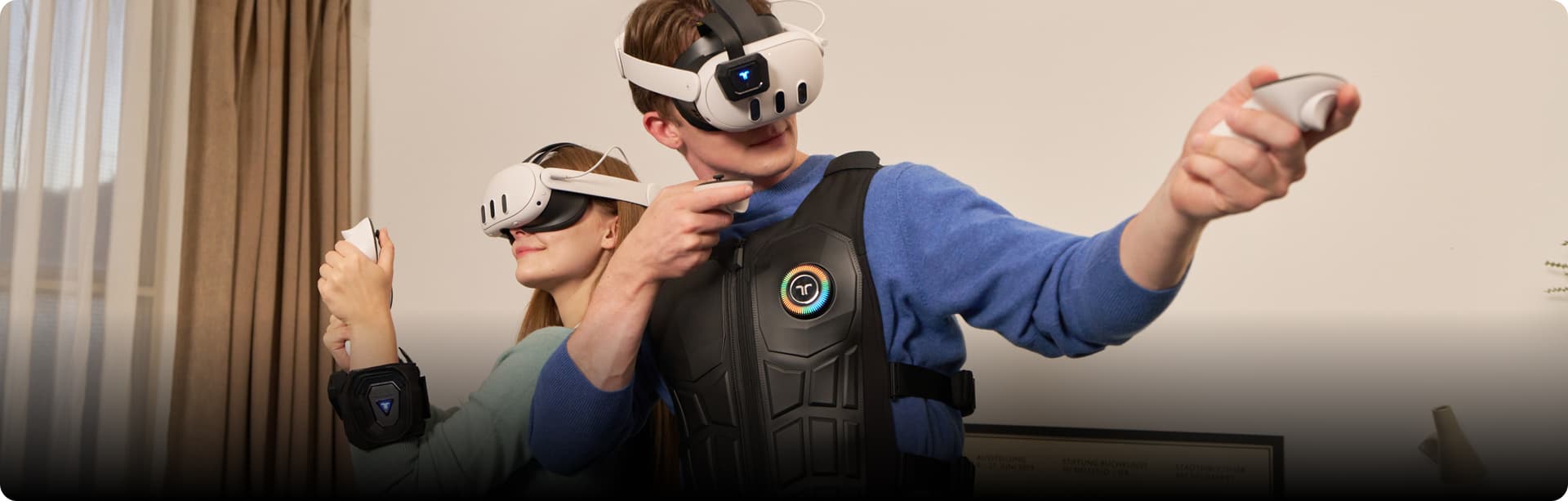 下一代全身触觉服 - bHaptics TactSuit