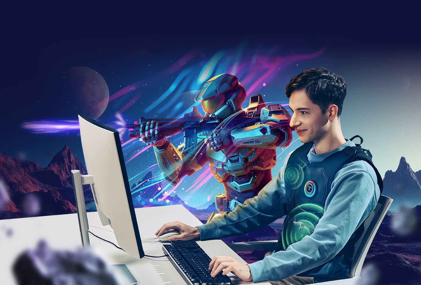 Next Generation Ganzkörper-Haptikanzug - bHaptics TactSuit