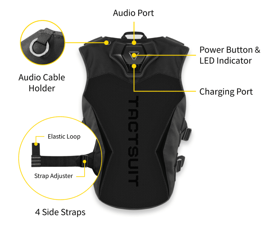 Buy next generation full body haptic suit - bHaptics TactSuit