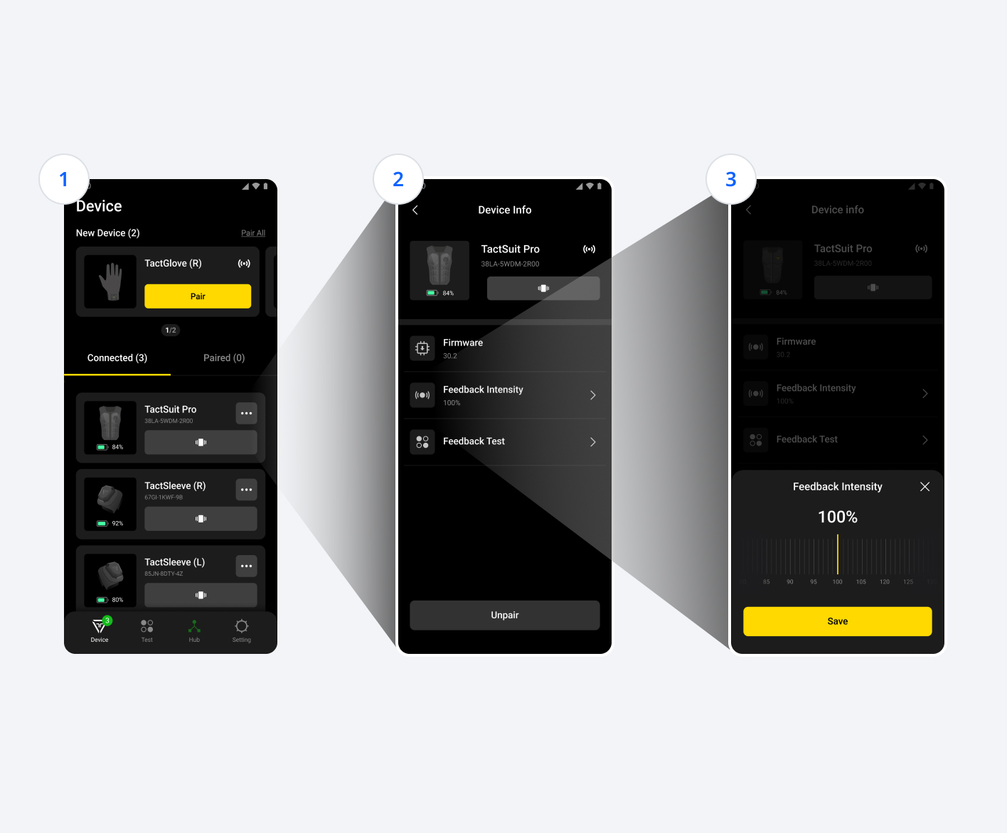 Experiences with TactSuit
