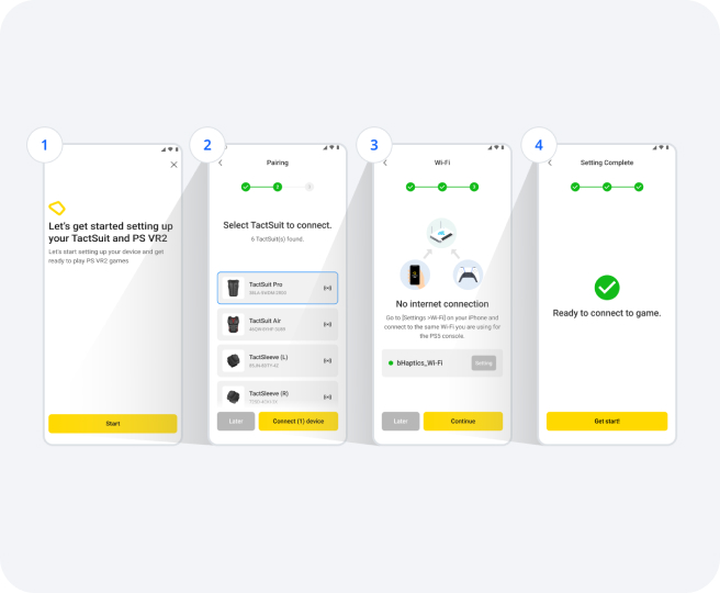 Experiences with TactSuit