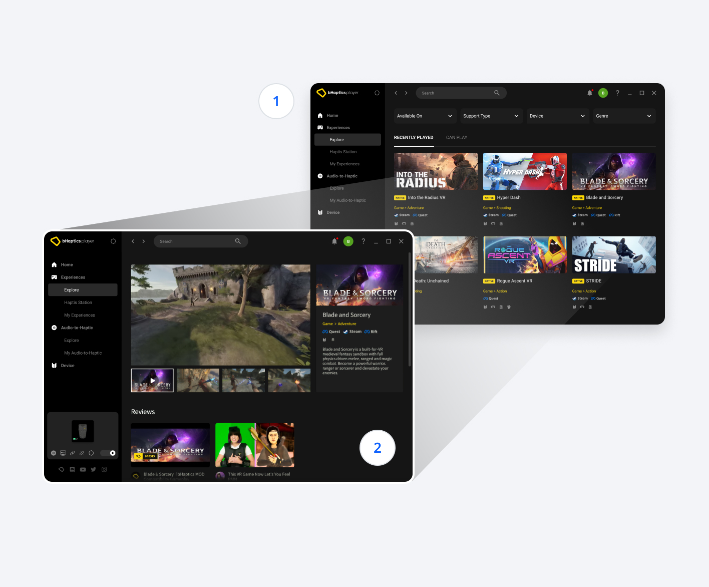 Experiences with TactSuit