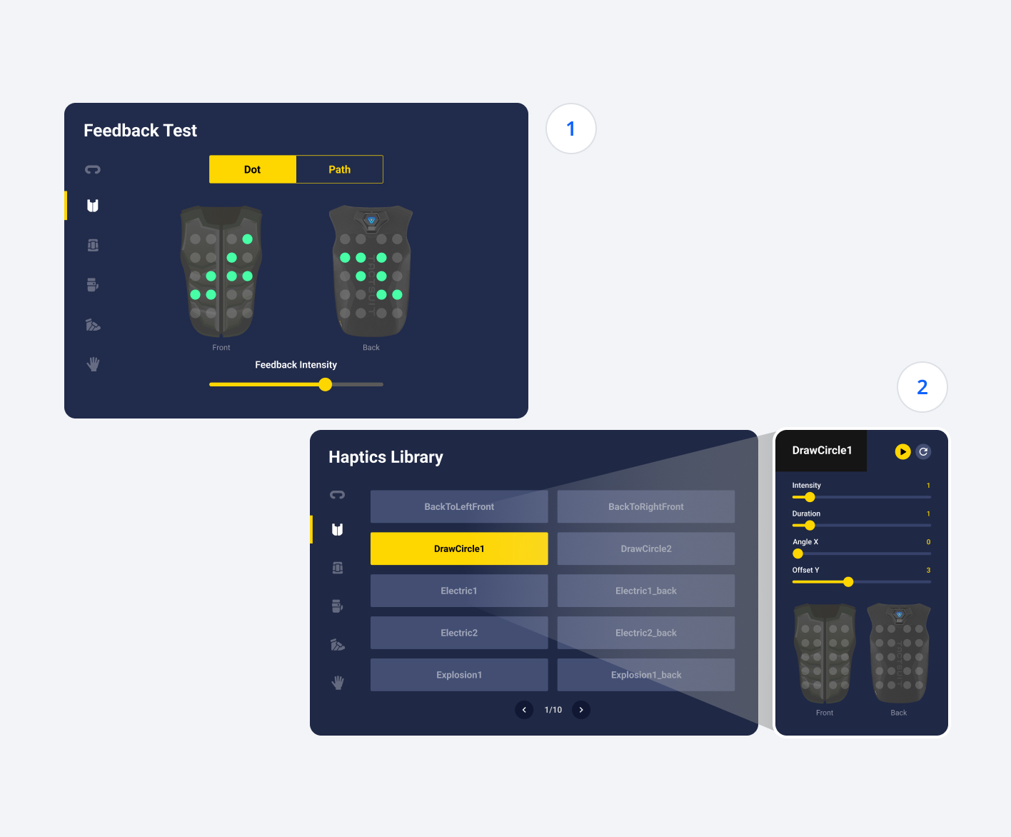Experiences with TactSuit